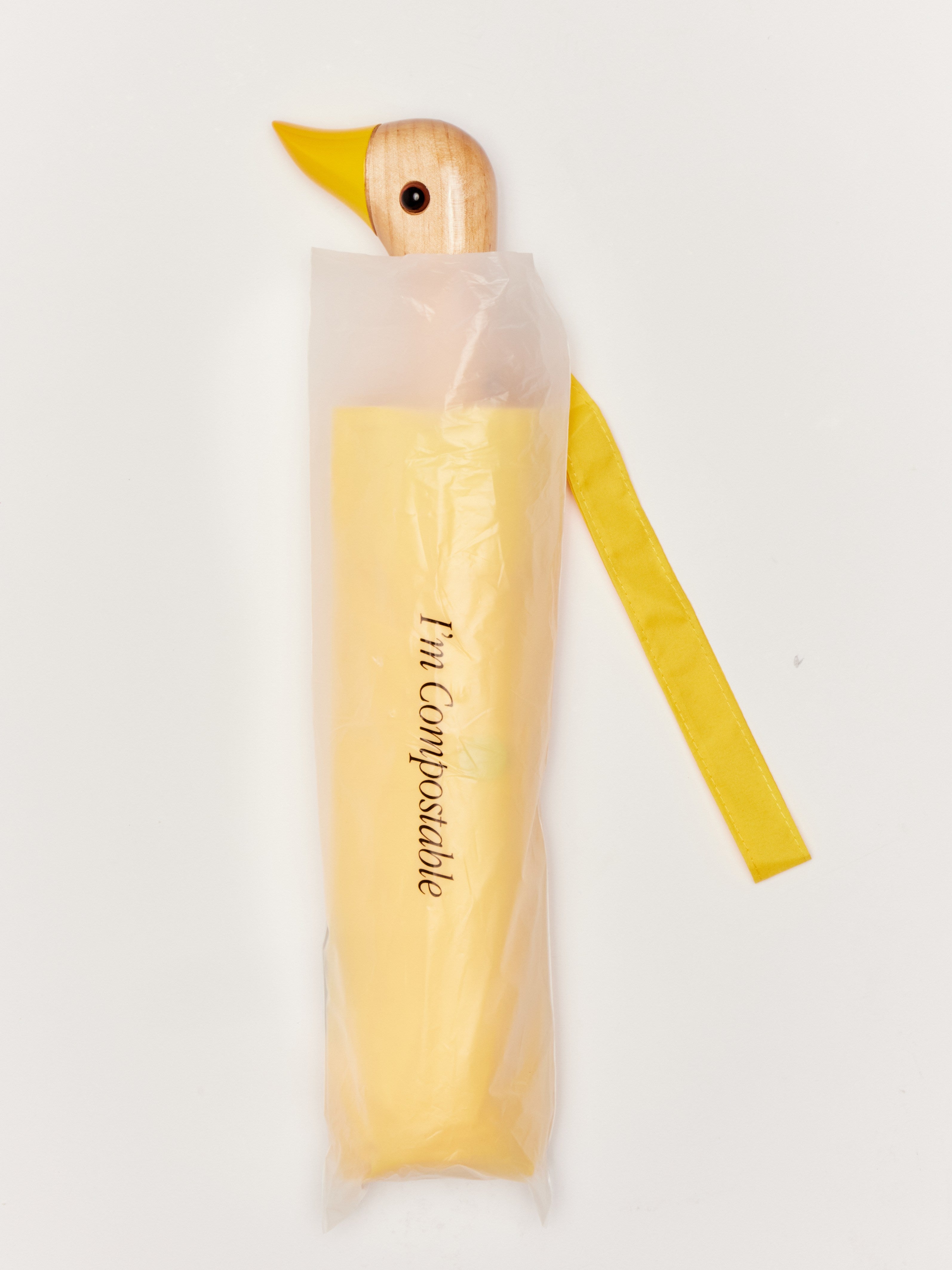 Yellow Eco-Friendly Compact Duck Umbrella | Original Duckhead Yellow Eco-Friendly Compact Duck Umbrella | Original Duckhead