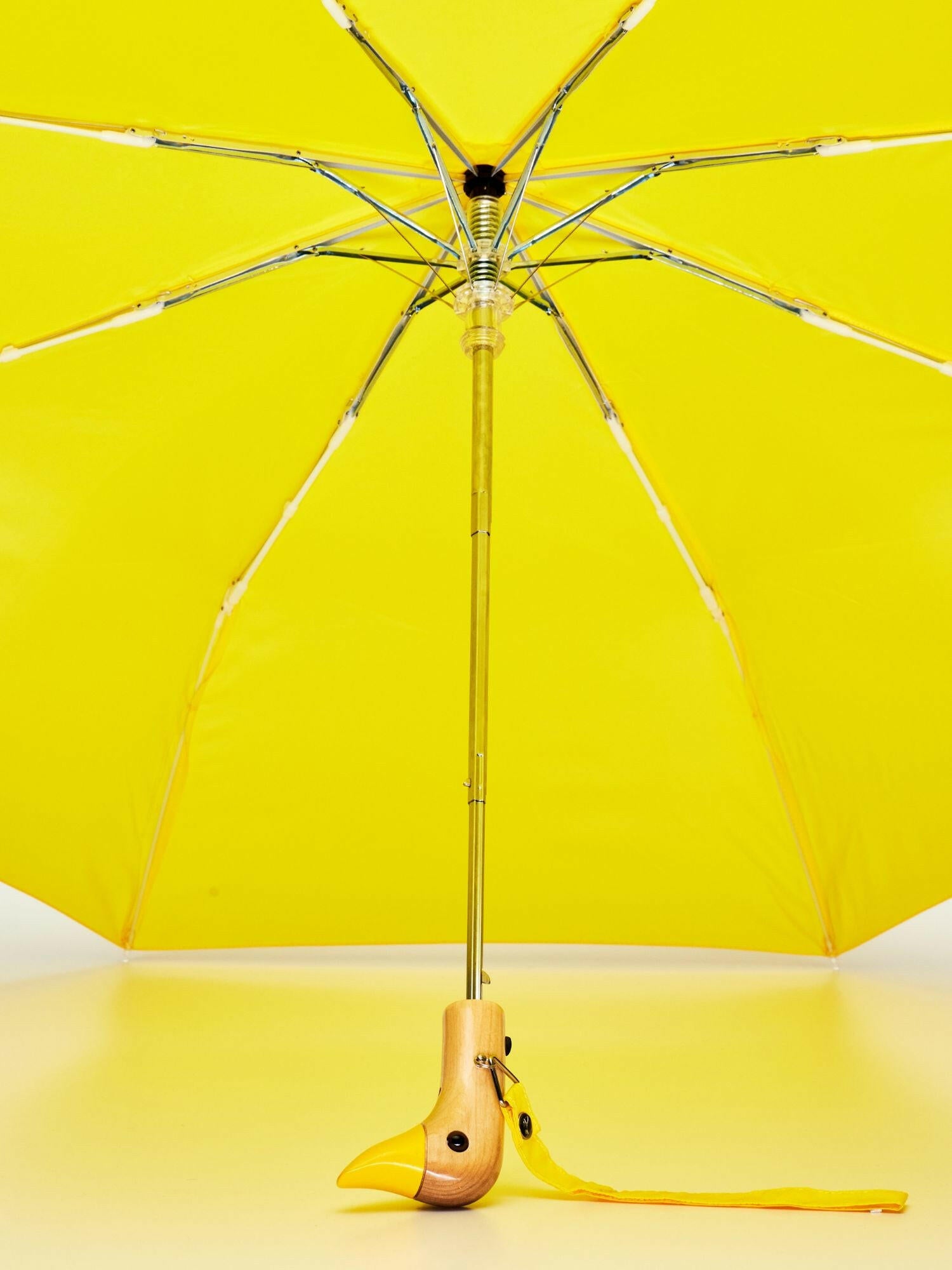 Yellow Eco-Friendly Compact Duck Umbrella | Original Duckhead Yellow Eco-Friendly Compact Duck Umbrella | Original Duckhead